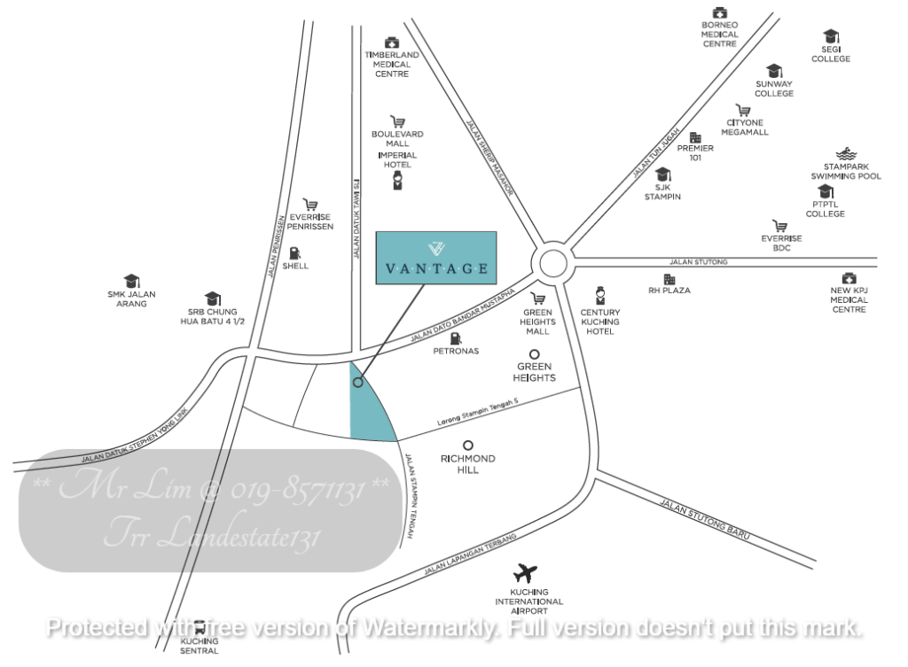 Vantage Residence at Jalan Stampin Tengah In Kuching for Sale ...