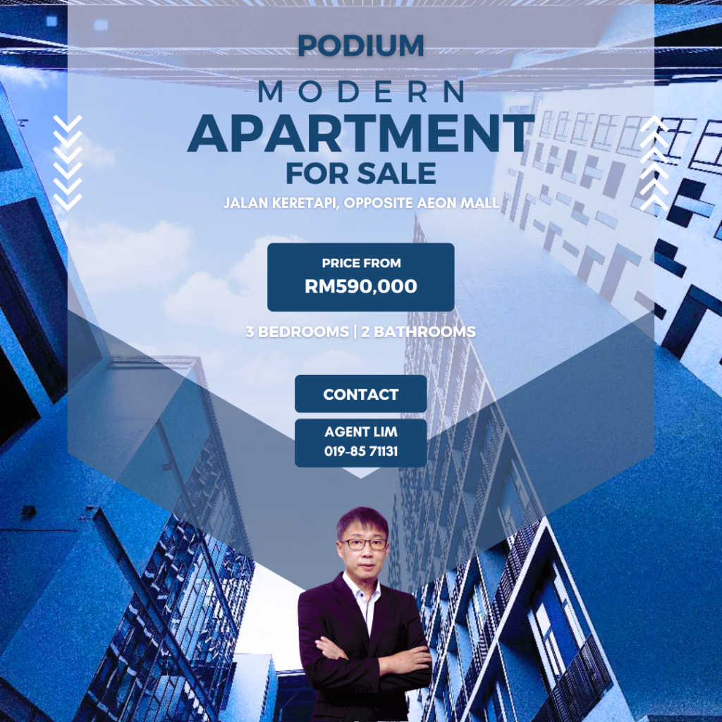 Podium Apartment at Jln Keretapi for Sale | Property Sarawak