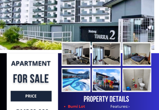 Stutong Tiara 2 Apartment at Stampin Baru in Kuching for Sale ...